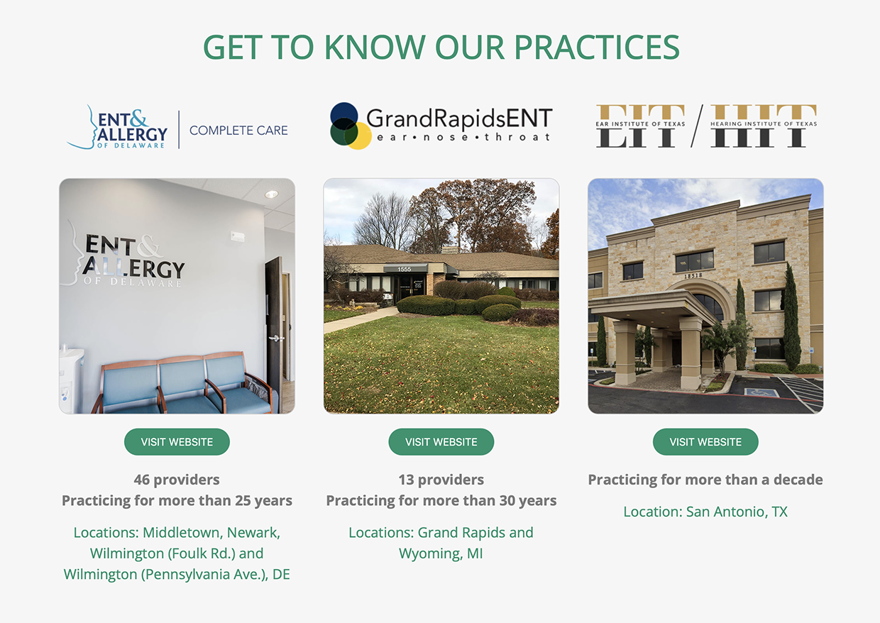 Trusted & Experienced ENT Practices